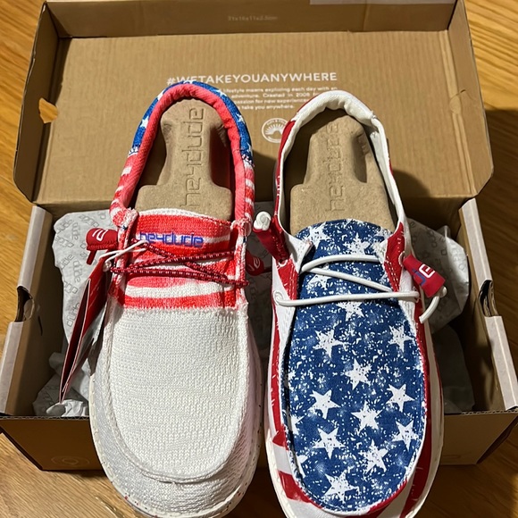 Hey Dude | Shoes | Hey Dude Wendy Star Spangled Banner Brand New With ...